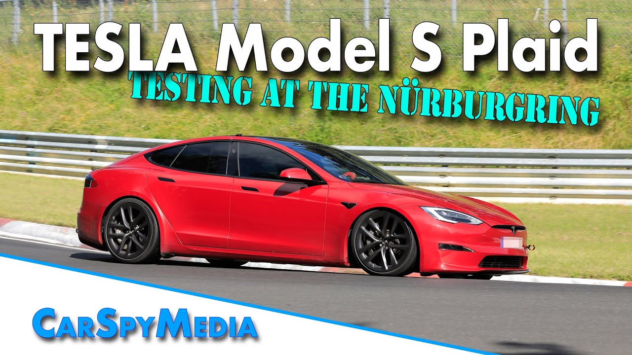 Modified TESLA Model S Plaid Prototype Continuous Testing At The ...