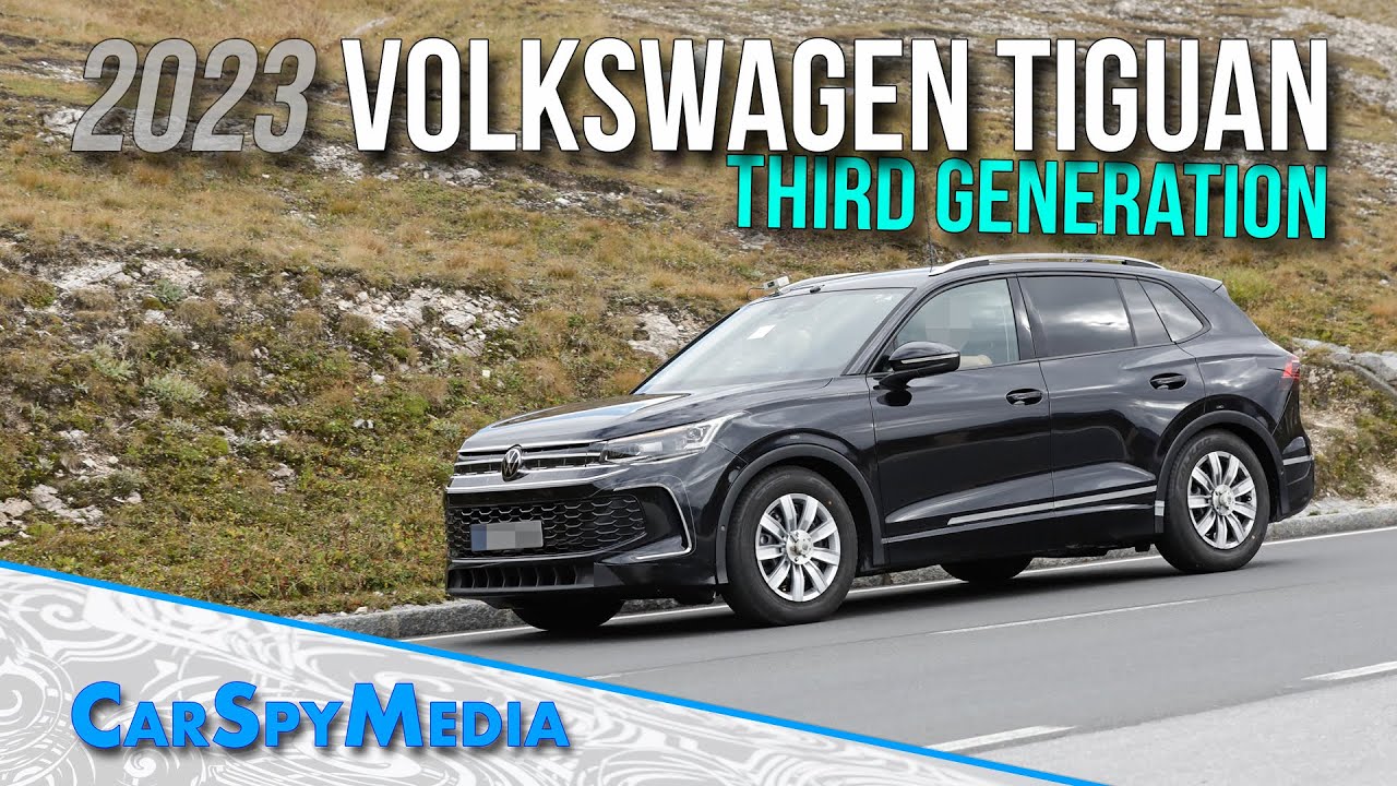 2023 Volkswagen Tiguan Prototype Third Generation Caught Testing In The ...