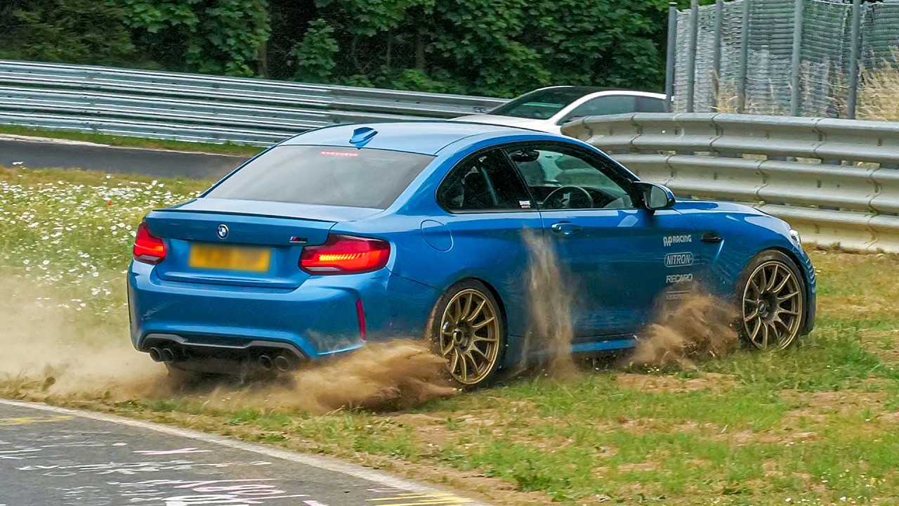 NÜRBURGRING FAIL MARATHON! 1 HOUR OF FAILS, Mistakes & BAD Driving ...
