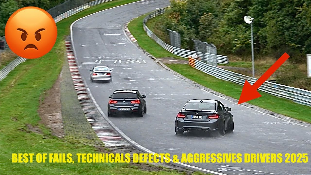 NÜRBURGRING BEST OF CRAZY DRIVERS FAILS, TECHNICALS DEFECTS ...